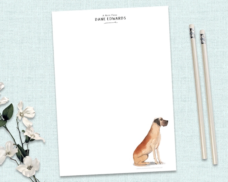 DOG Notepaper Set Set of 20 Dog Stationery Choose Your | Etsy