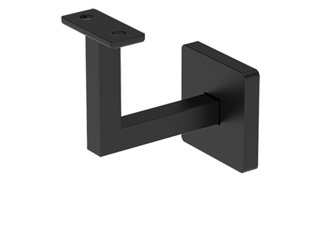 4.5" (HD) Solid Steel Handrail Bracket With Concealed Screw Plate Cover ...