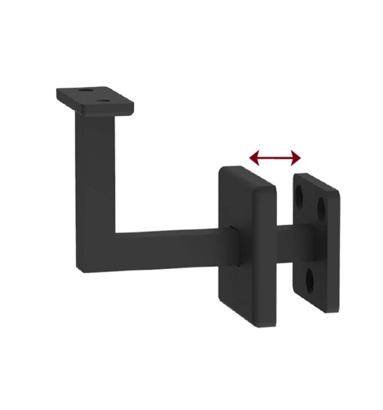 4.5" (HD) Solid Steel Handrail Bracket With Concealed Screw Plate Cover ...