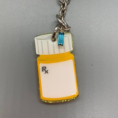 Crystallized Mini Pill Bottle - Etsy