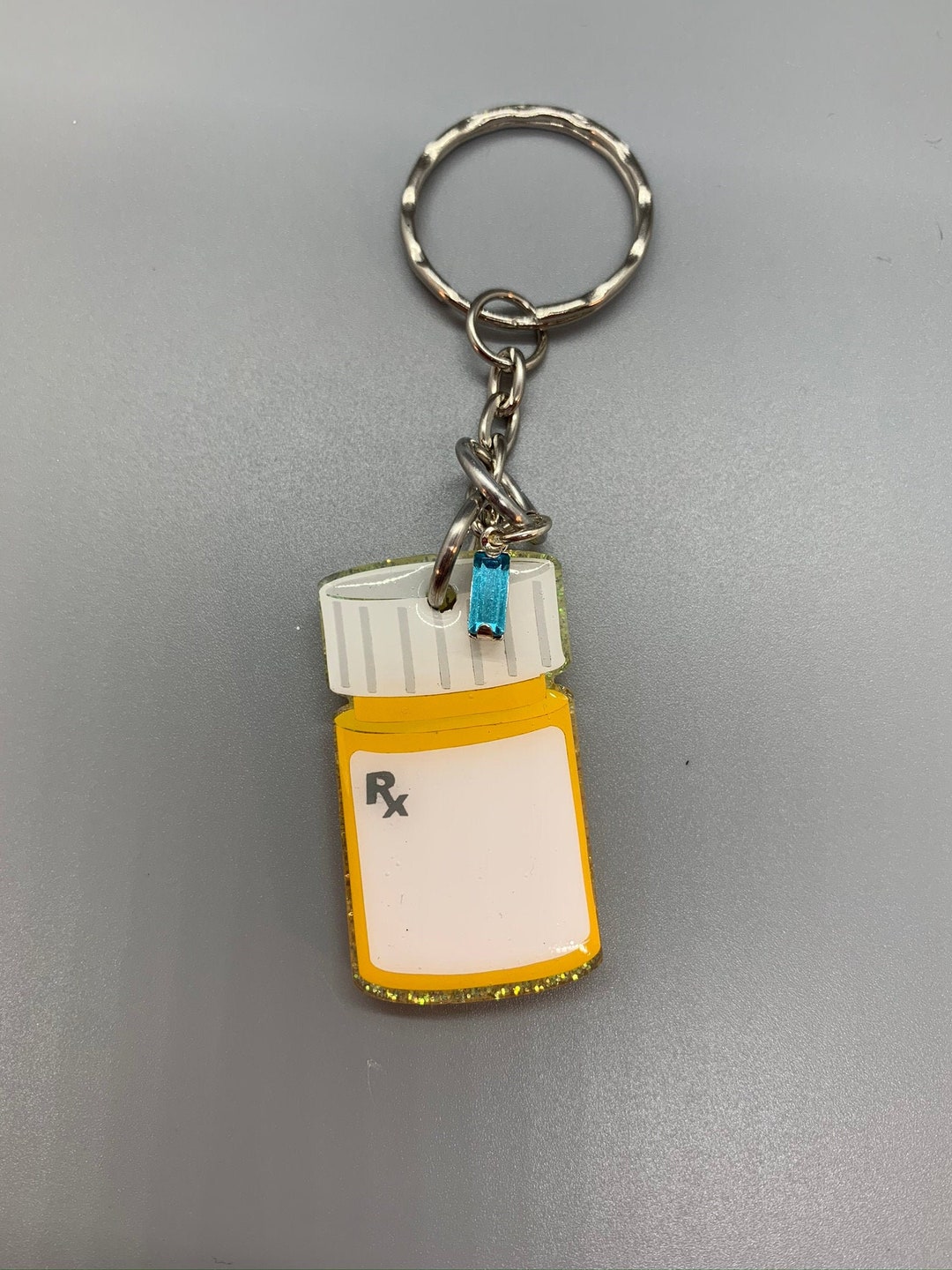 Mini Prescription Bottle Keychain Pill Bottle Pharmacist - Etsy