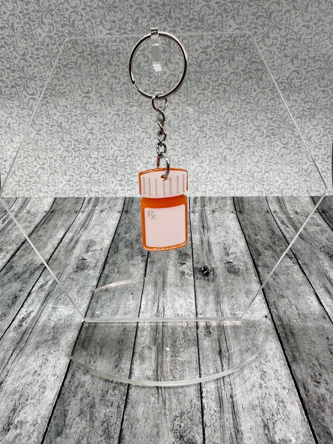 Mini Prescription Bottle Keychain - Pill Bottle - Pharmacist and ...
