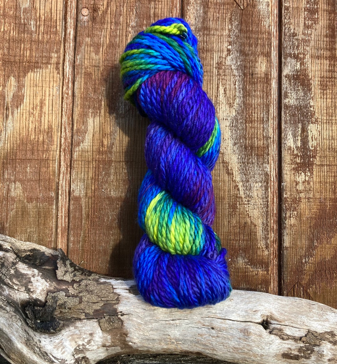 Northern Lights - Alaskan Colors Collection, Hand Painted Chunky Yarn ...