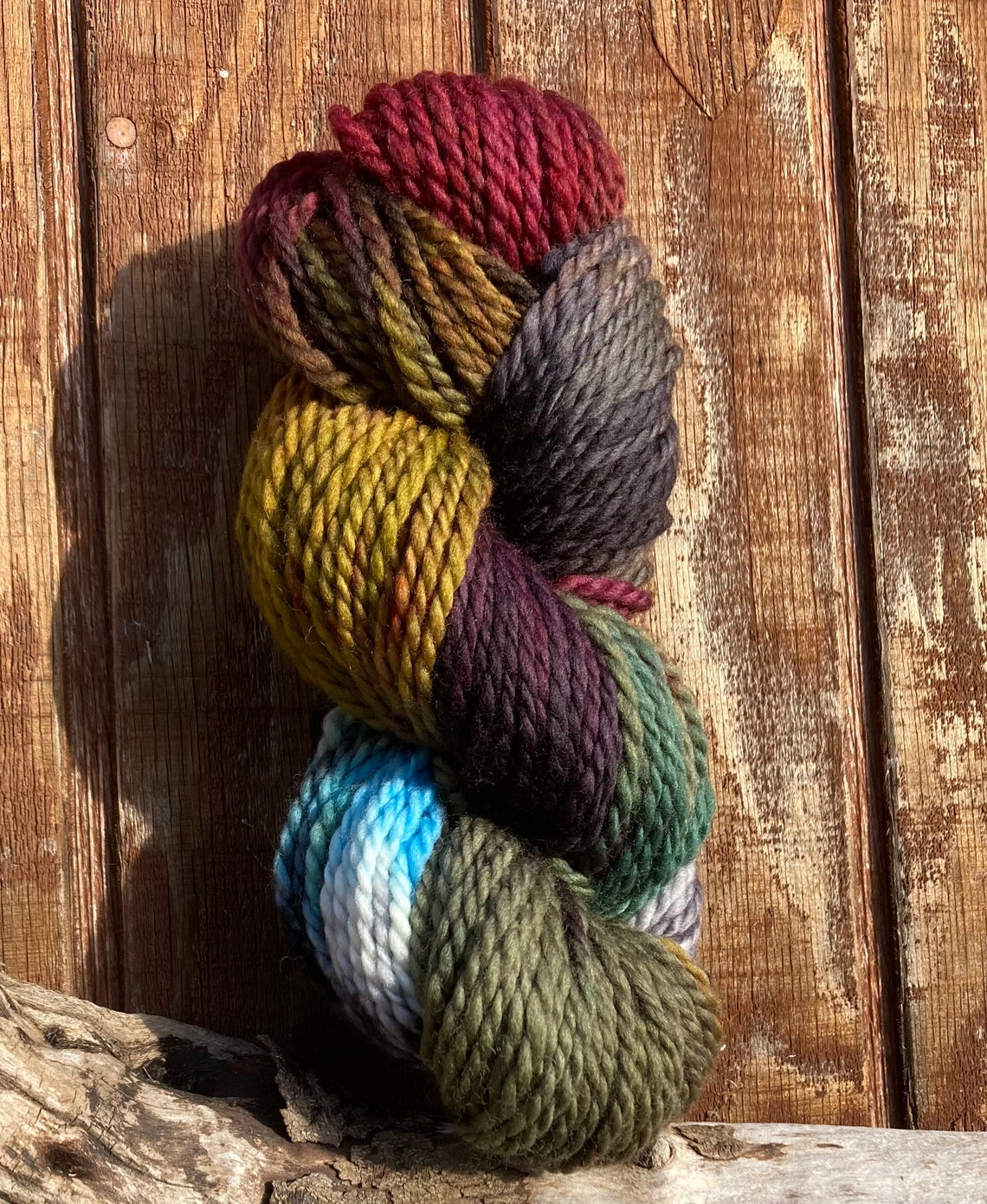 Denali Autumn - Alaskan Colors Collection, Hand Painted Chunky Yarn ...