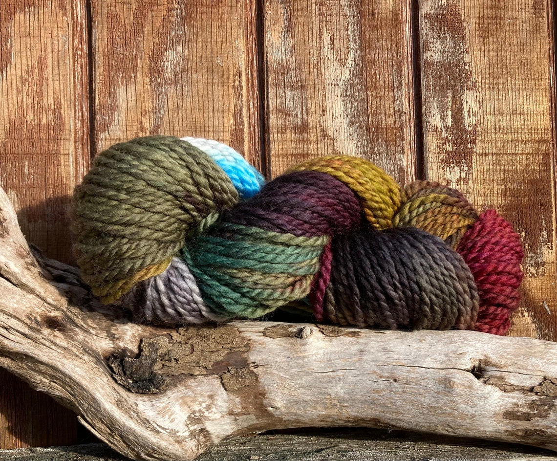 Denali Autumn - Alaskan Colors Collection, Hand Painted Chunky Yarn ...