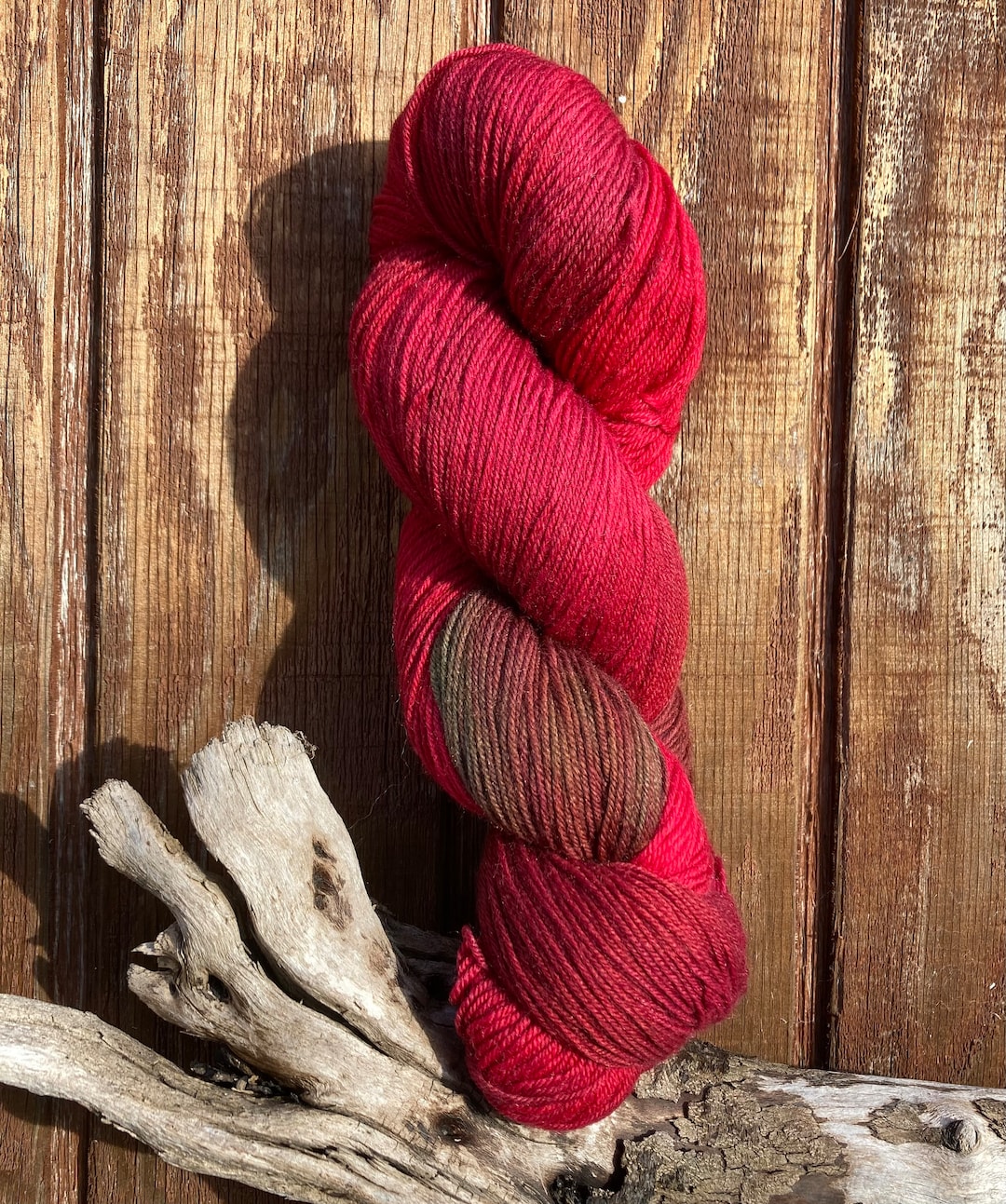 Highbush Cranberry - Alaskan Colors Collection, Hand Painted Sock Yarn ...