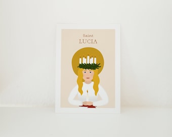 Lucia Card - Etsy