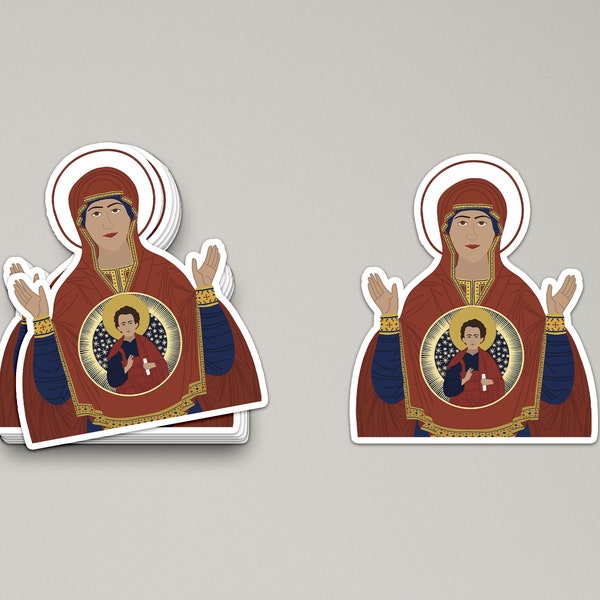 Orthodox Icon Sticker - Etsy