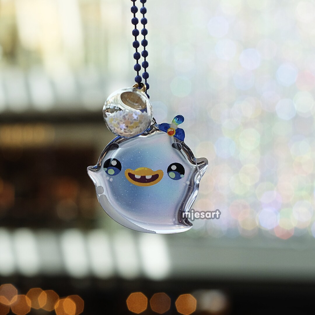 Acrylic Keychain I Animal Crossing I Wisp I Ghost I Cute I ACNH I ...