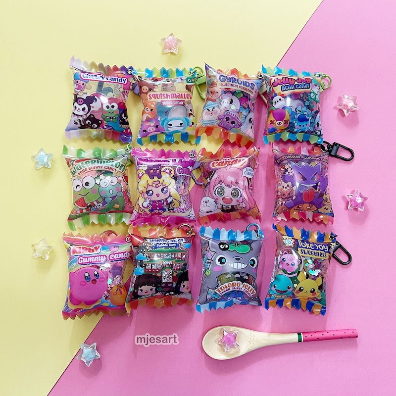 Candy Keychain - Etsy