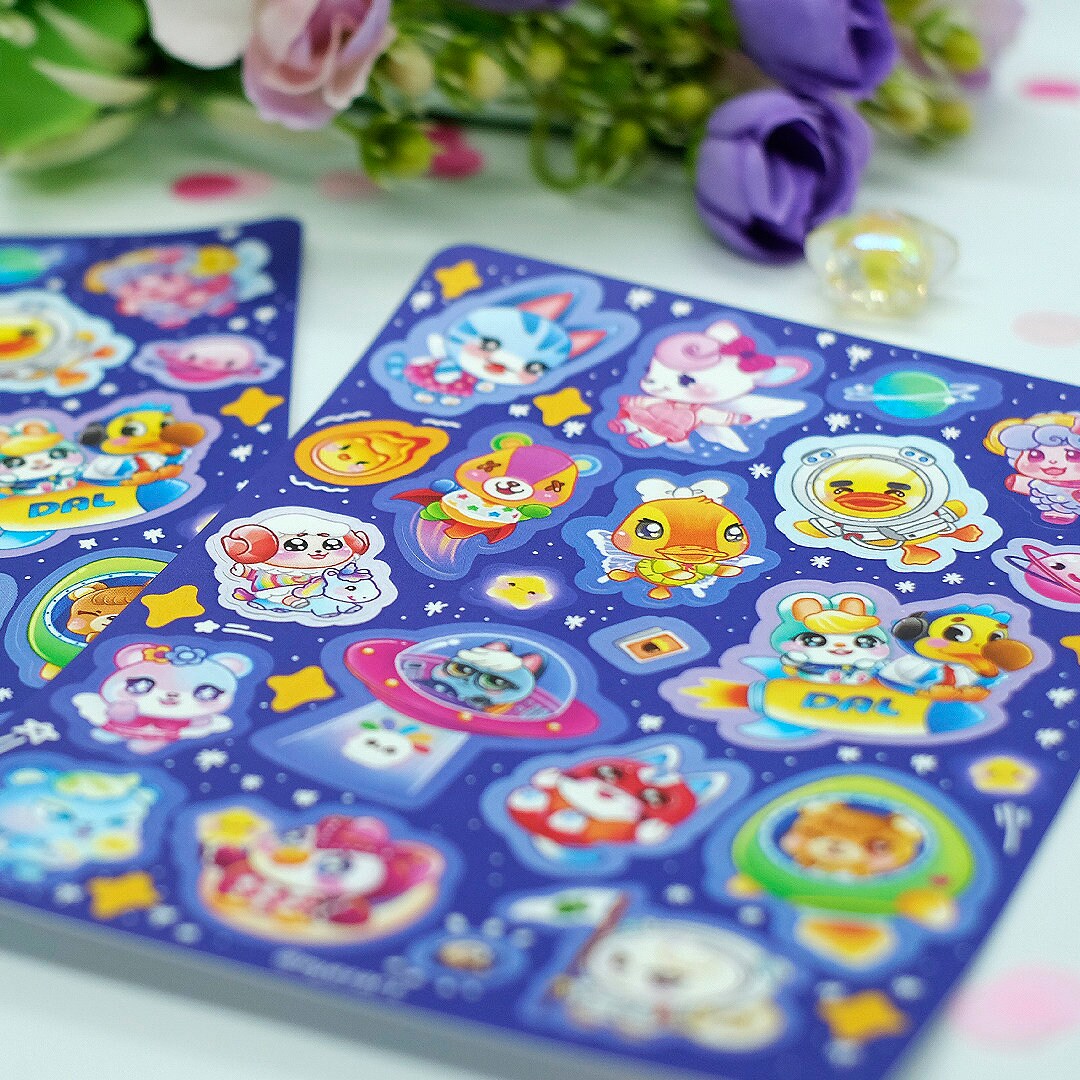 ACNH I Animal Crossing I Sticker Sheet I Cute I Space I Under | Etsy