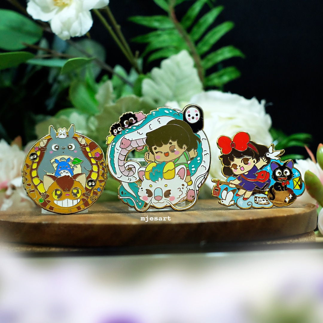 Hard Enamel Pin I Witch Delivery Service I Dragon Spirit I Cute Witch I ...