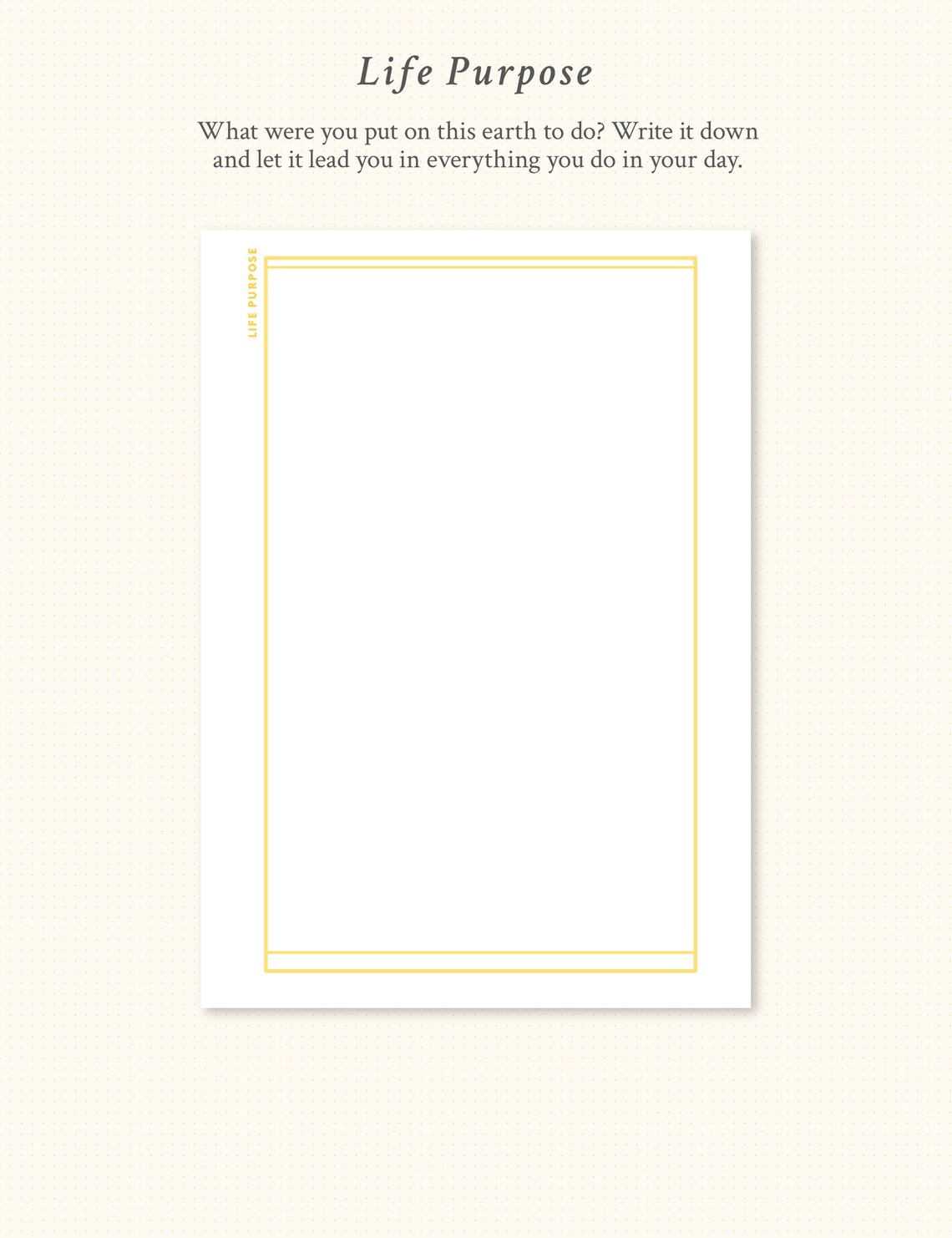 LIFE PLAN Journal Printable Journal A5 Planner Inserts A5 Inserts ...