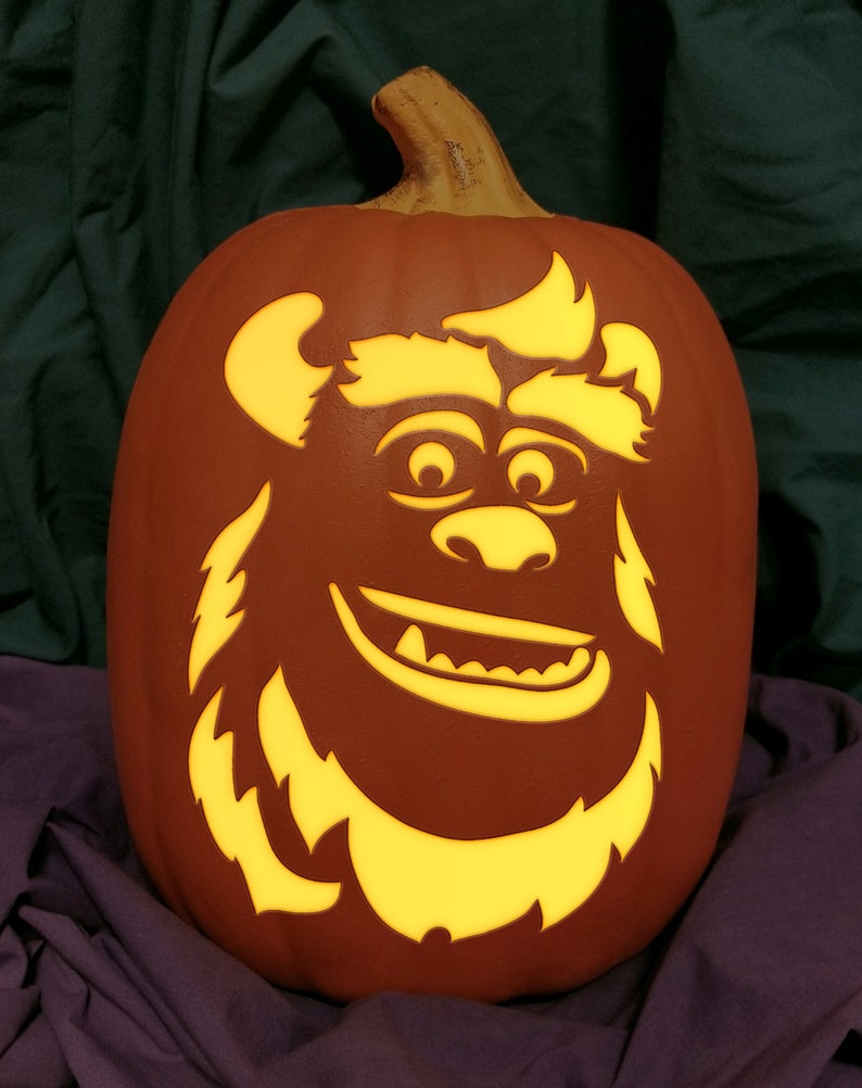 Monsters Inc. Sulley Carved Foam Permanent Pumpkin - Etsy