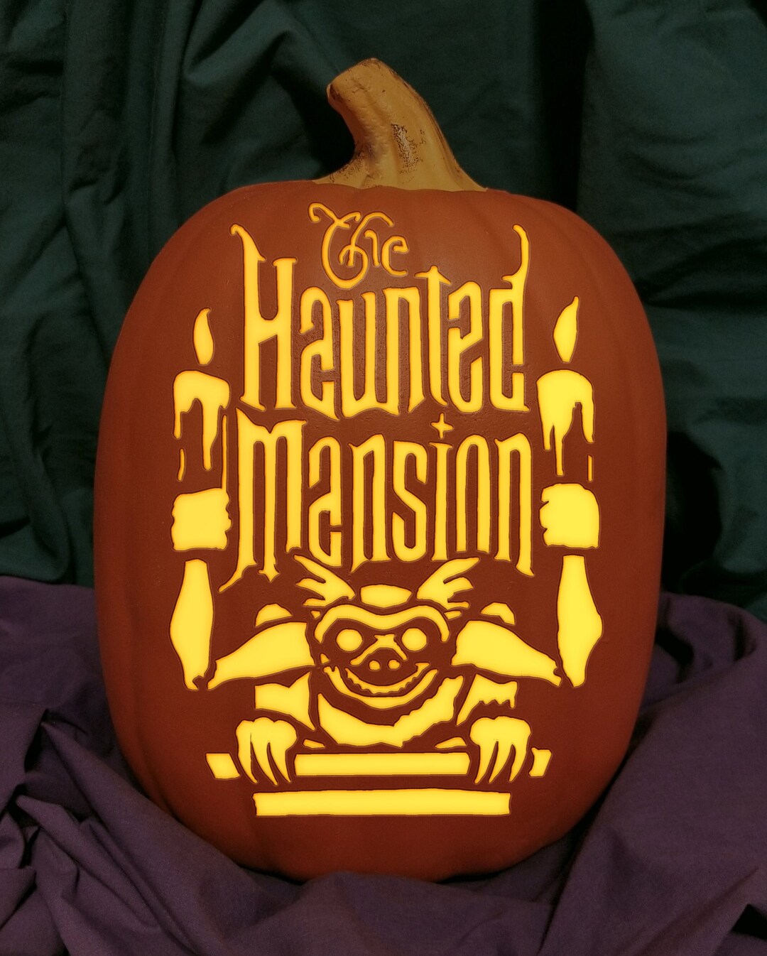 Haunted Mansion Gargoyle Foam Permanent Pumpkin Foolish Mortal Disney ...