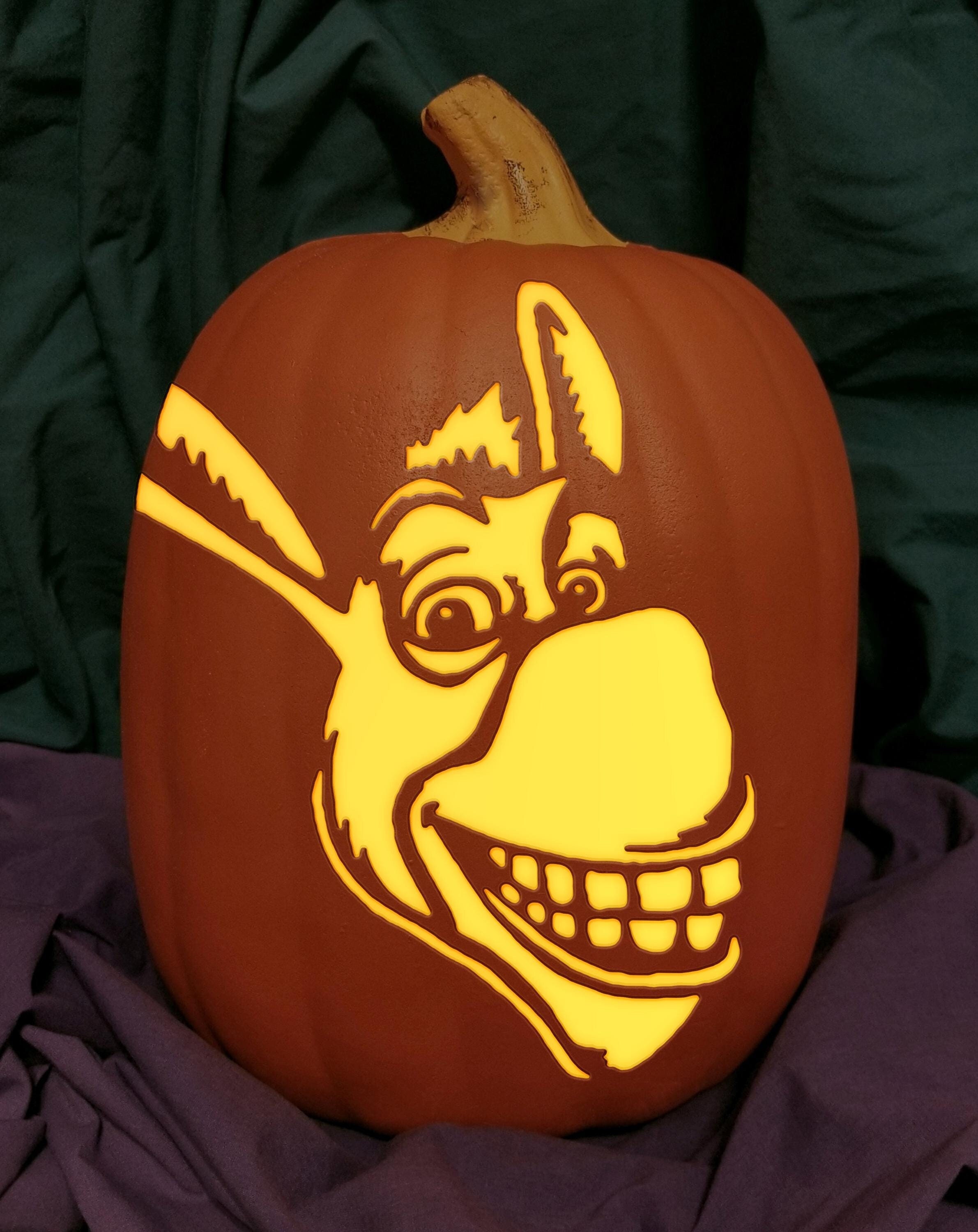 Shrek Pumpkin Carving Printable