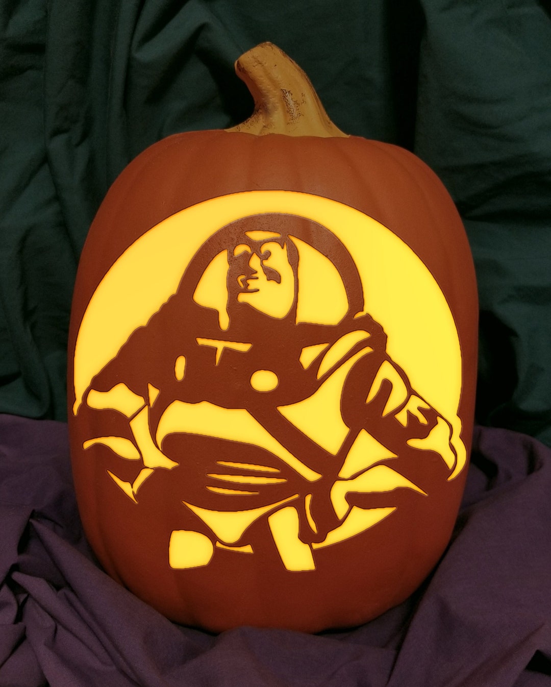 Buzz Lightyear Carved Foam Permanent Pumpkin Pixar Disney Toy Story - Etsy