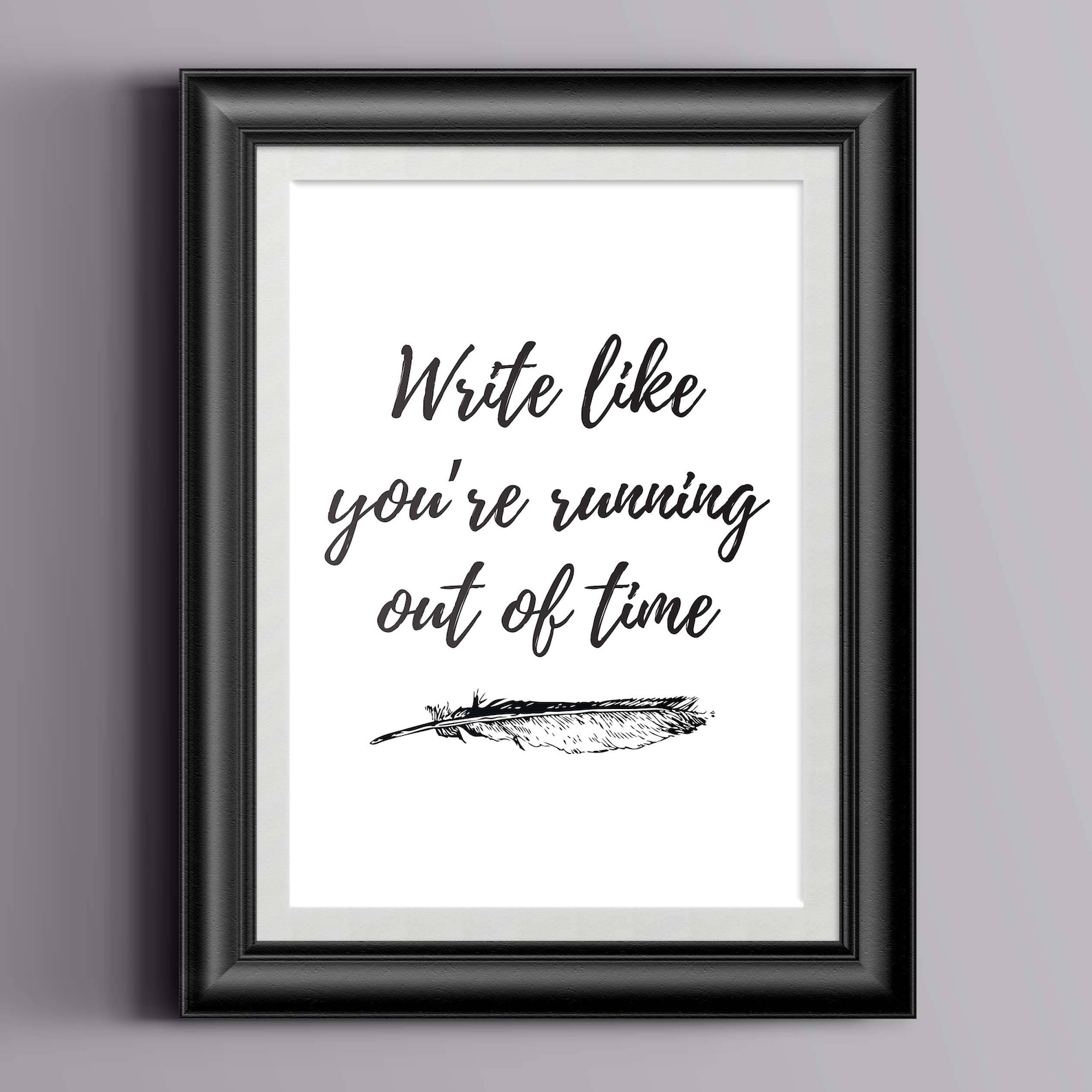 Hamilton Musical Inspired - Aaron Burr Quote, Typography Print - Write ...
