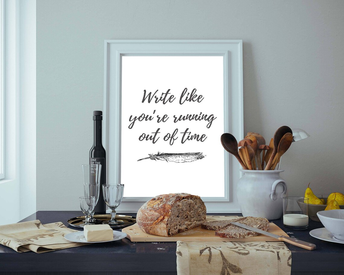 Hamilton Musical Inspired - Aaron Burr Quote, Typography Print - Write ...