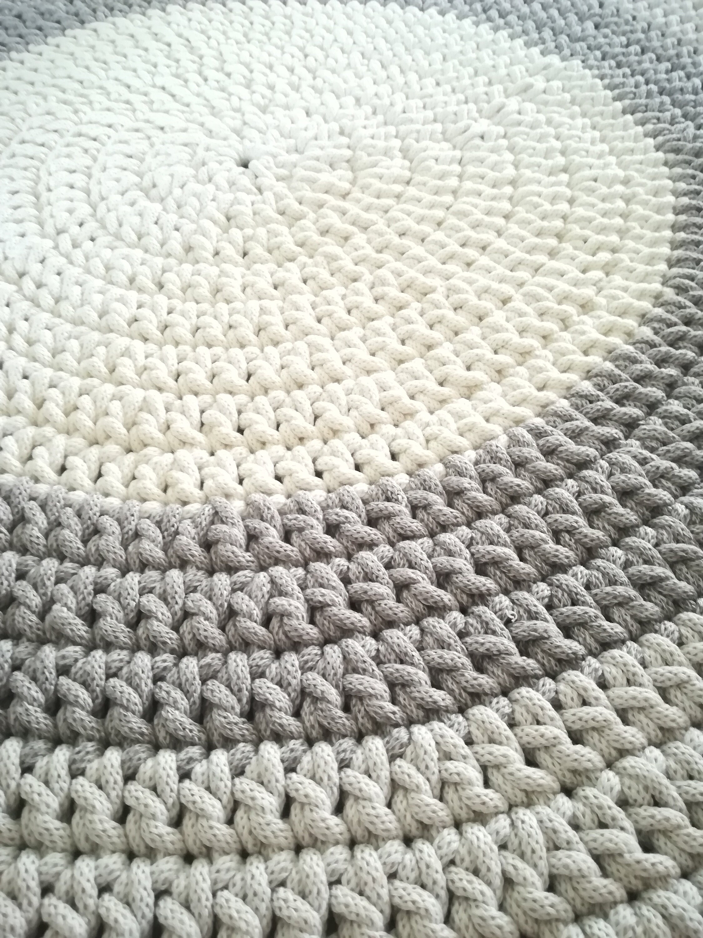 Handmade Gray Mustard round rug Round area rug Nursery Rug ...