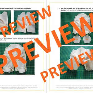 Chibi Human Plush Base Version 1 PDF Sewing Pattern - Etsy