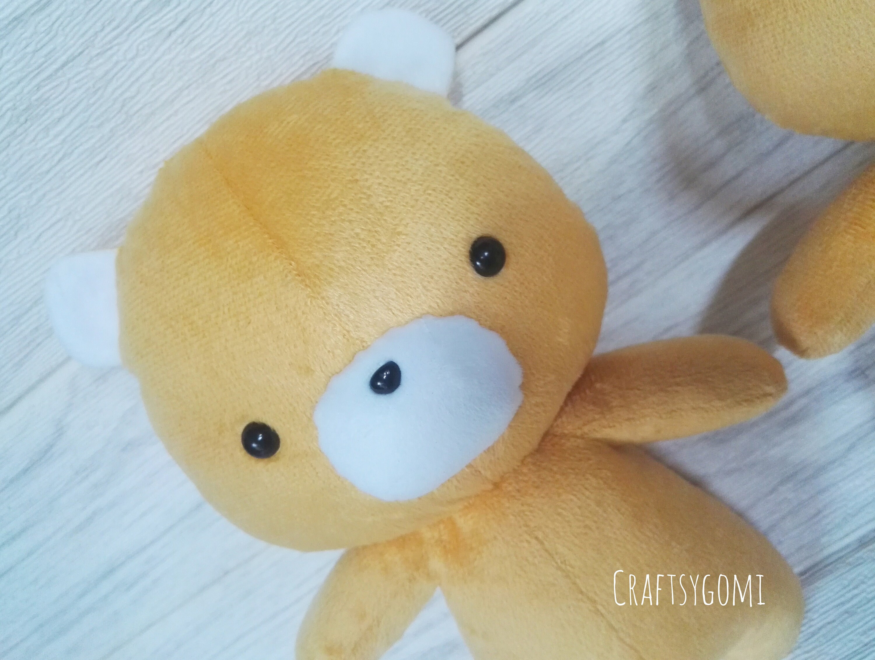 Gomi the Bear Plush PDF Sewing Pattern - Etsy Australia