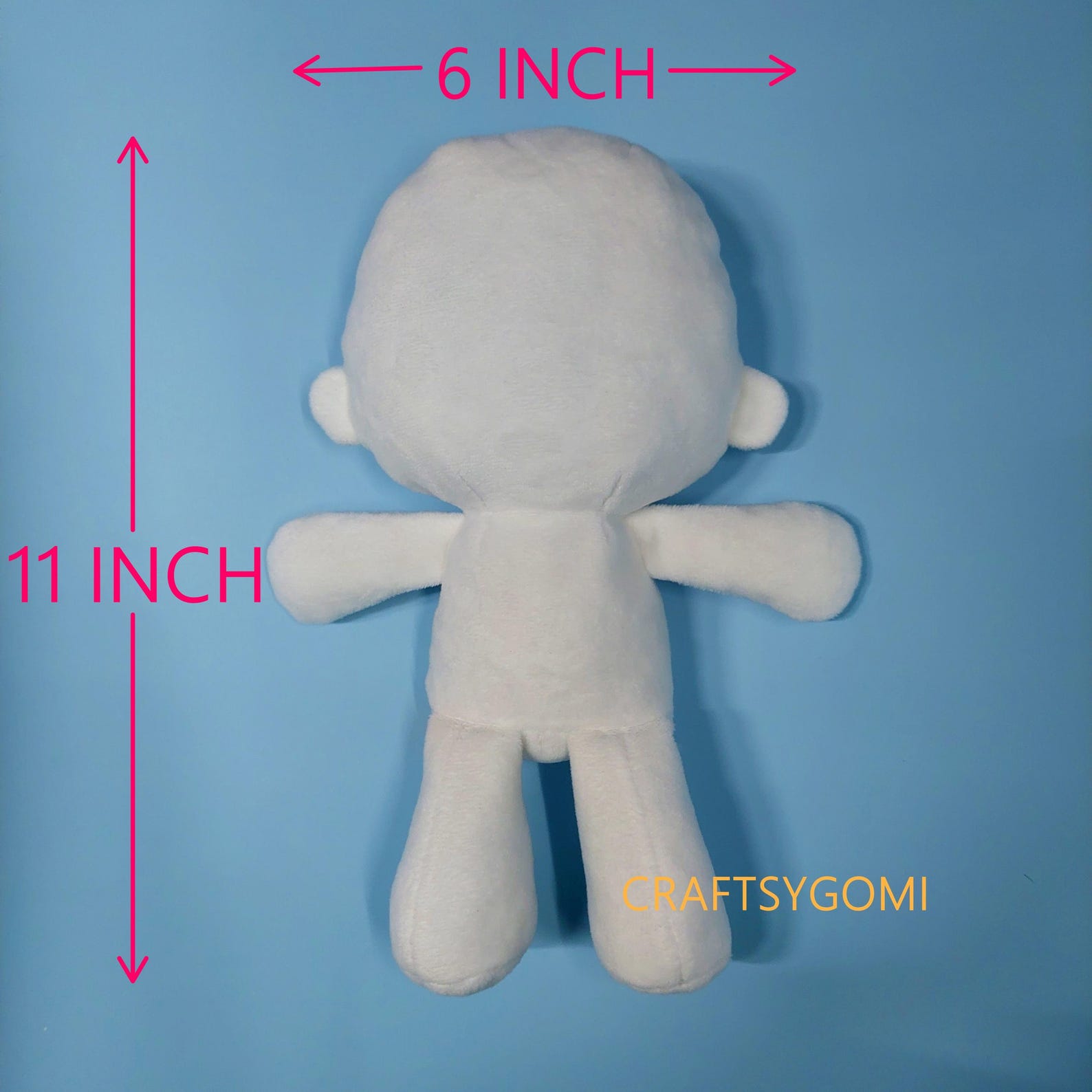 Chibi Human Plush Base Version 4 PDF Sewing Pattern - Etsy