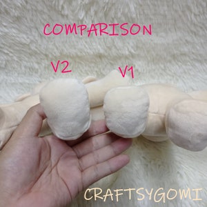 Chibi Human Plush Base Version 1 PDF Sewing Pattern - Etsy