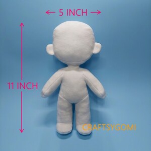 Chibi Human Plush Base Version 5 PDF Sewing Pattern - Etsy