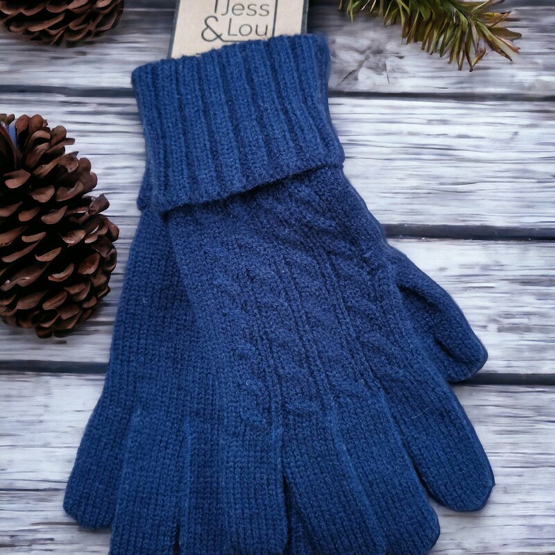 Knitted Gloves - Etsy
