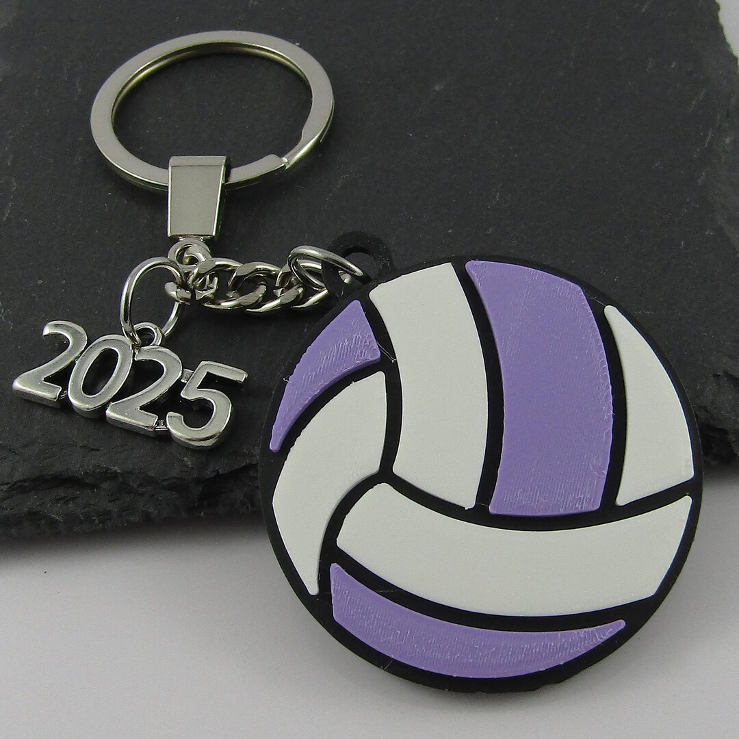 2025 Netball Charm Keychain 115mm Coach Sports End of Season Gift Lilac ...
