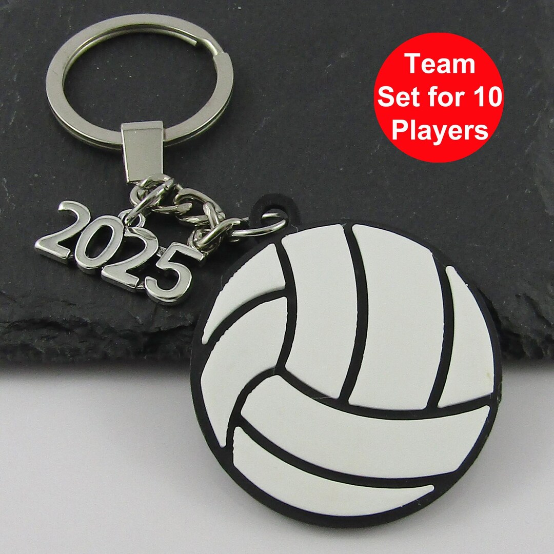 2025 Netball Charm Keychain 115mm Coach Sports End of Season Gift Team ...