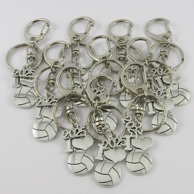 SPECIAL 2025 I Love Netball Charm Keychain Bag Tag Team Set of 16 End ...