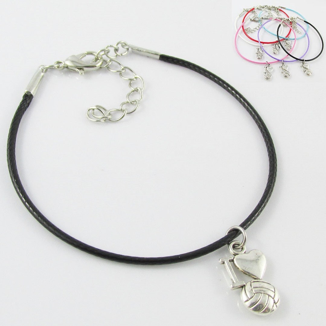 I Love Netball Charm Bracelet Sports Team Gift Select Couleur - Etsy France