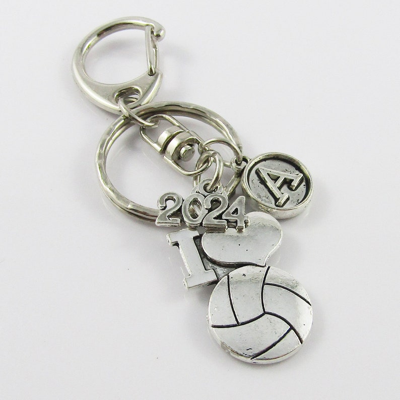 2024 I Love Netball Charm Keychain Bag Tag Personalised Team Gift Pick ...