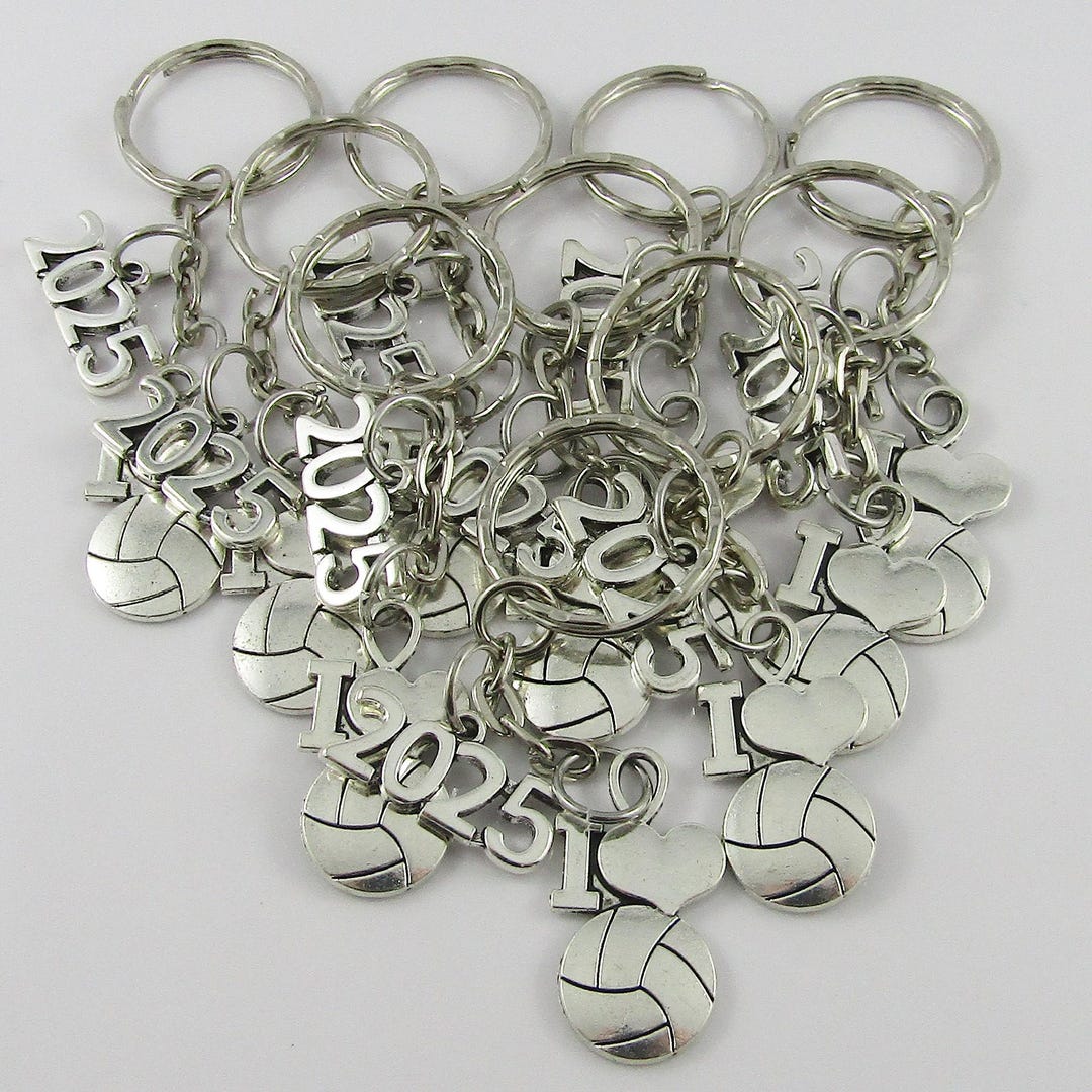 13 X I Love Netball 2025 Charm Keychain Keyring Bag Tag Team Set End ...
