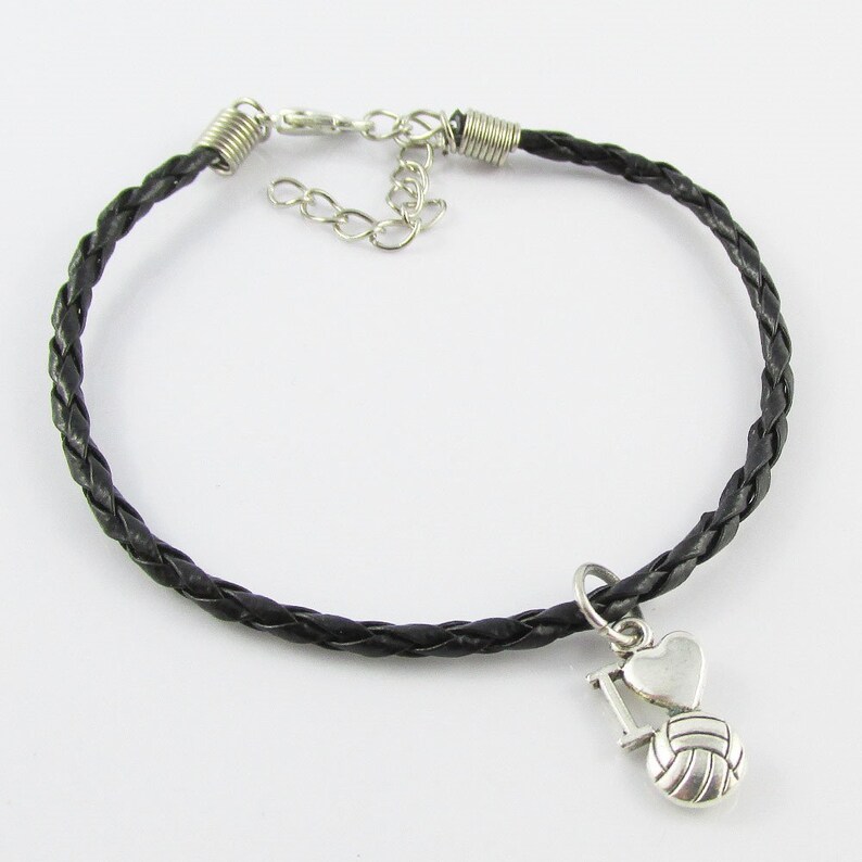 10 Player Set I Love Netball Charm Bracelet Braided Cord Team - Etsy ...