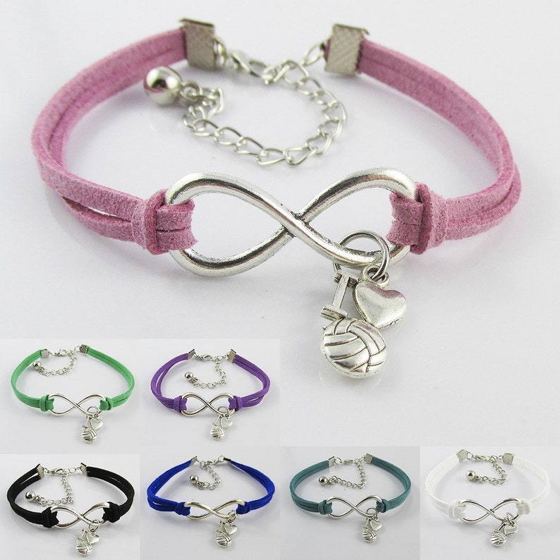 Infinity Forever I Love Netball Charm Bracelet Player Coach Gift Select ...