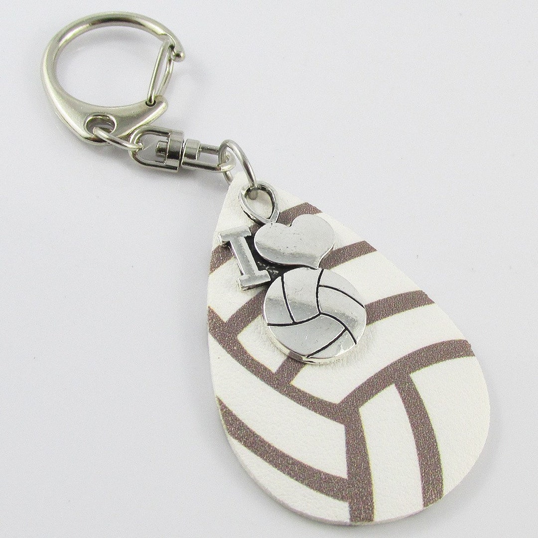 PU Leather Netball I Love Netball Charm Bag Tag Keyring 105mm - Etsy