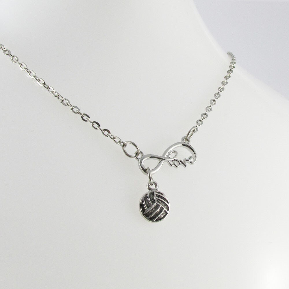 Infinity Love Netball Charm Necklace 50cm Coach Sports Team - Etsy