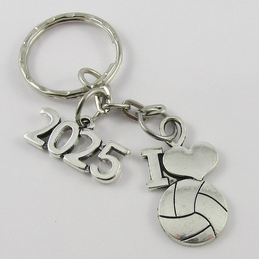 I Love Netball 2025 Charm Keychain Keyring Bag Tag Team Set End Season ...