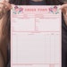 Blush Pink Order Form Printable for Business, Client Order Form ...