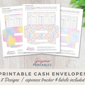 Printable Cash Envelopes System, With Expenses Tracker & Category ...