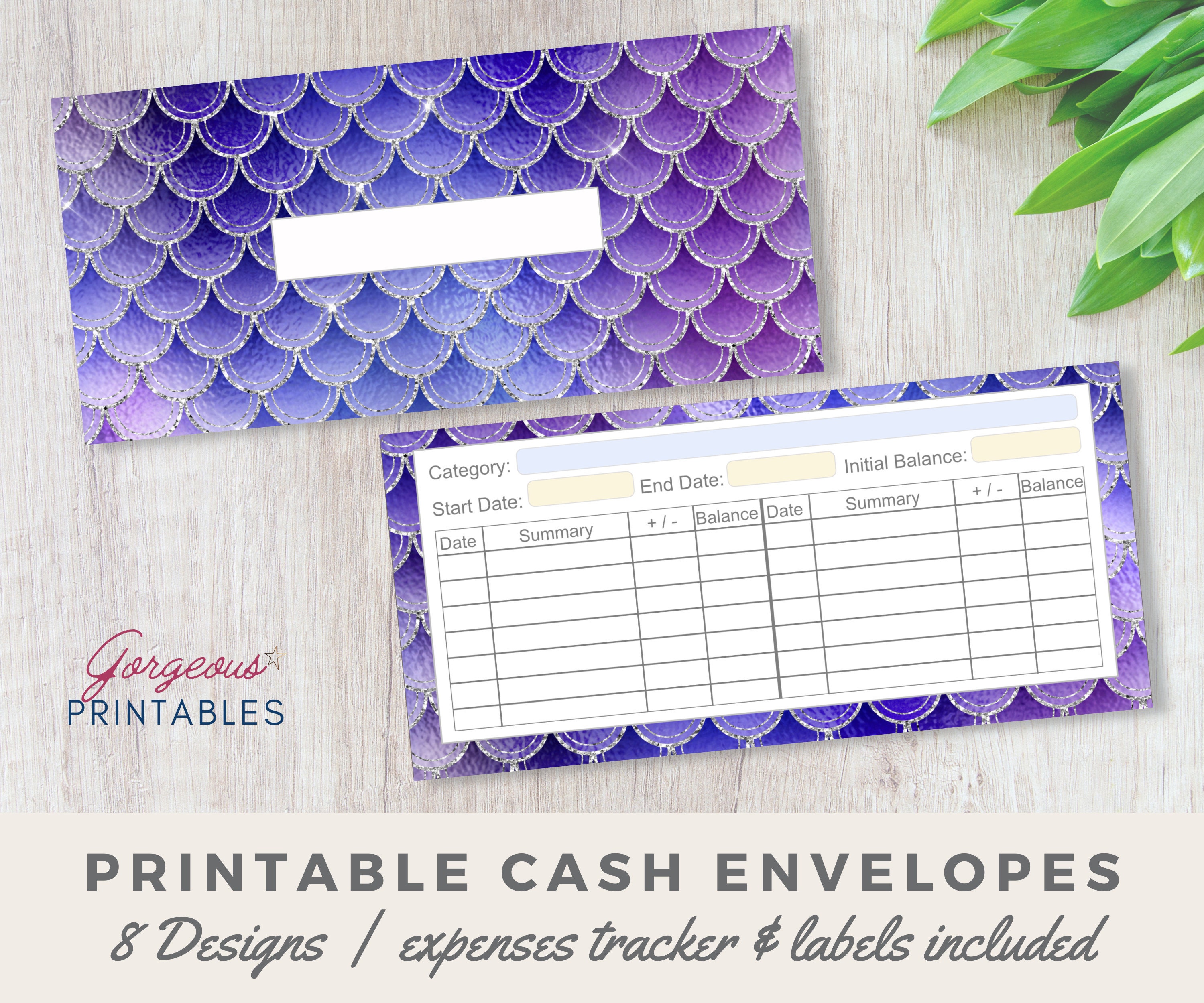Printable Cash Envelopes System With Expenses Tracker & | Etsy