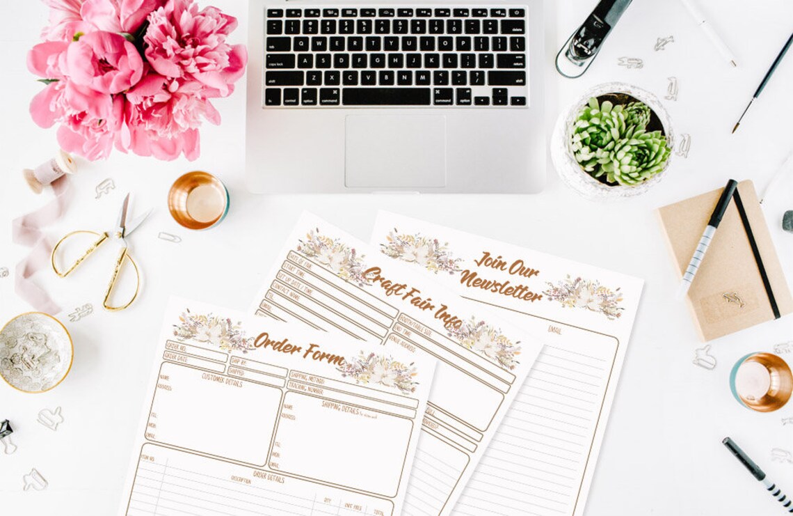 Order Form Printable for Handmade Business, Client Order Form Printable ...