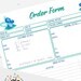 Printable Order Form, Craft Order Form Business Printable, Fillable PDF ...