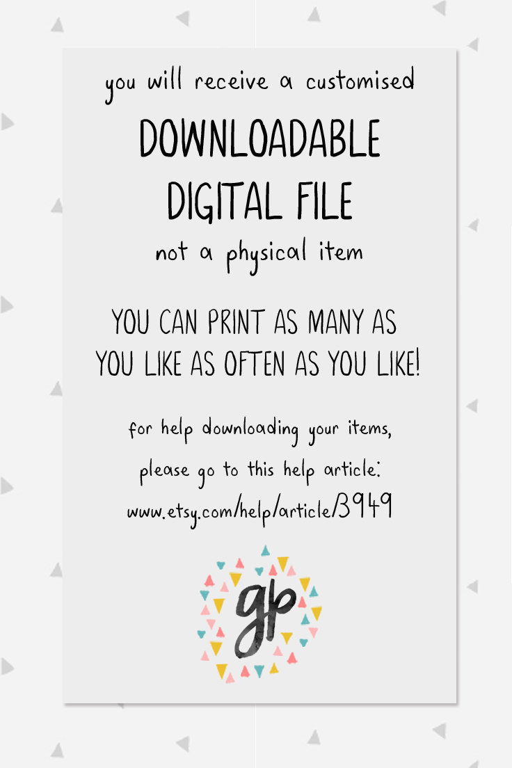 Price List Printable, Price Chart, Handmade Business Printable, Craft ...