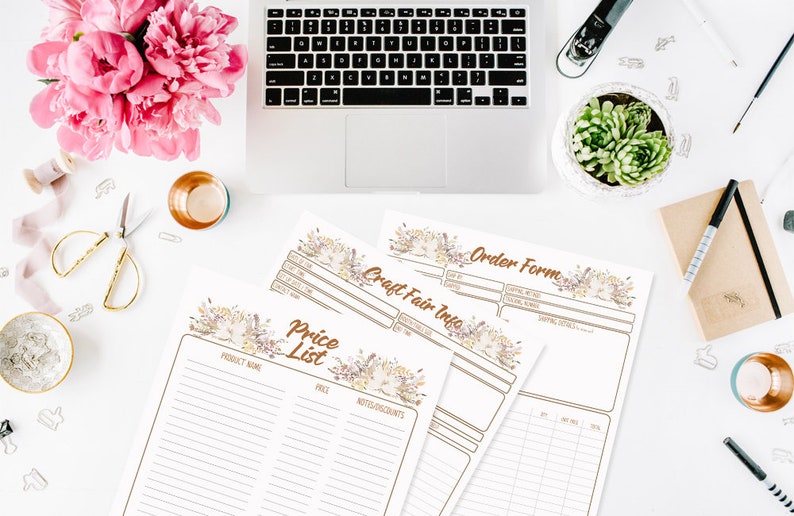 Price List Printable, Price Chart, Handmade Business Printable, Craft ...