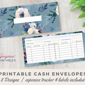 Printable Cash Envelopes System, With Expenses Tracker & Category ...
