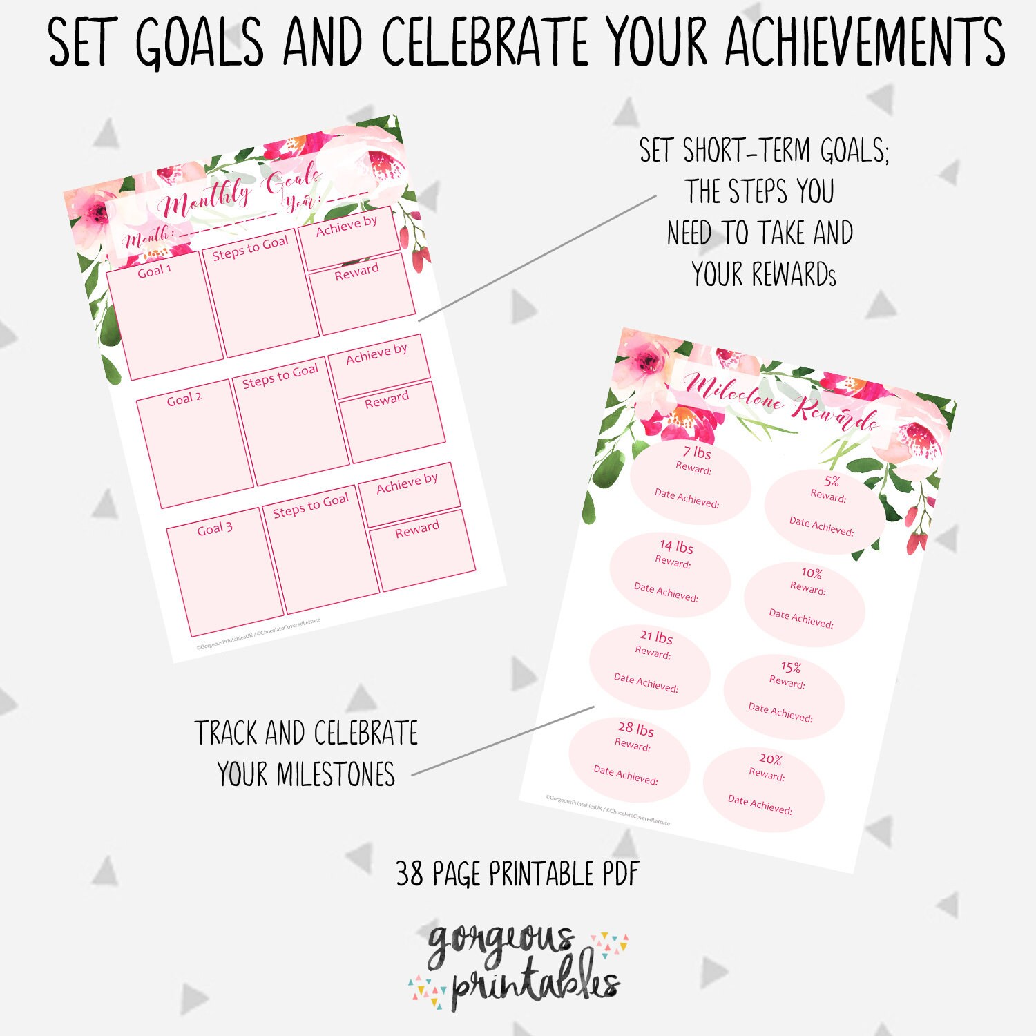 Weight Loss Journal Printable File Includes Food Journal, Weight Loss ...